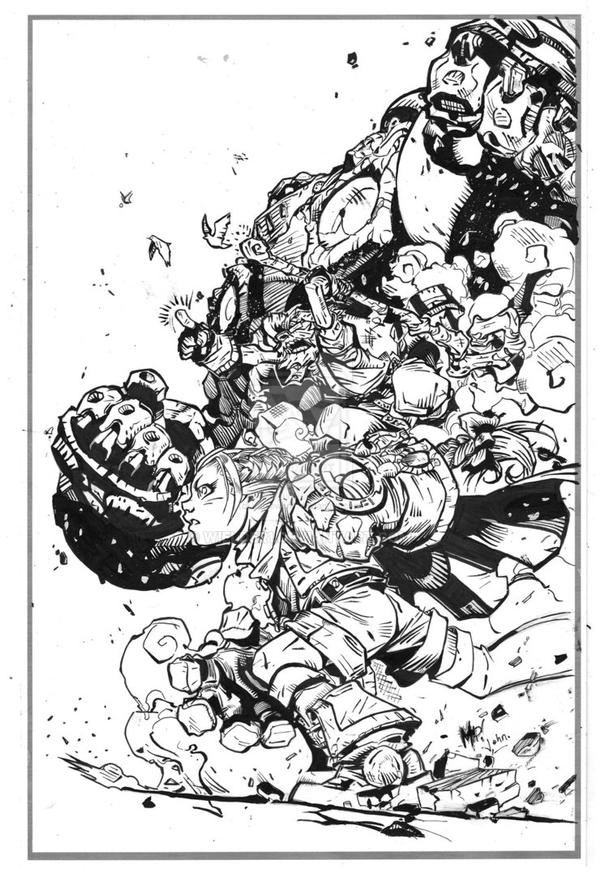 Joe Mad Sample Inks By Wielder1 On Deviantart