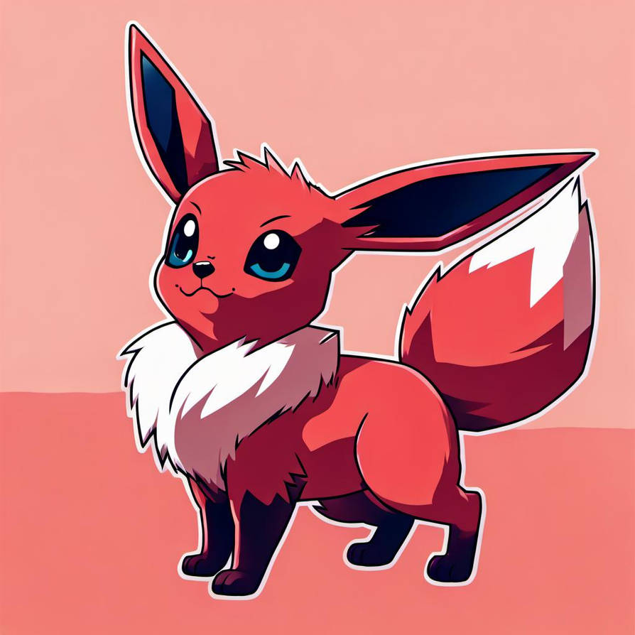 Red Eevee By Eeveefan314 On Deviantart