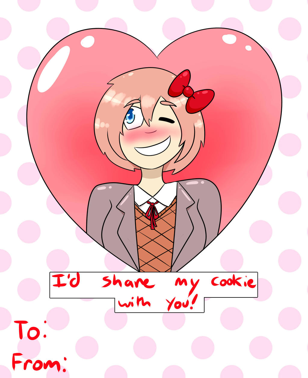 Doki Doki Lit Club Sayori Valentine By Positive Sunshine On Deviantart