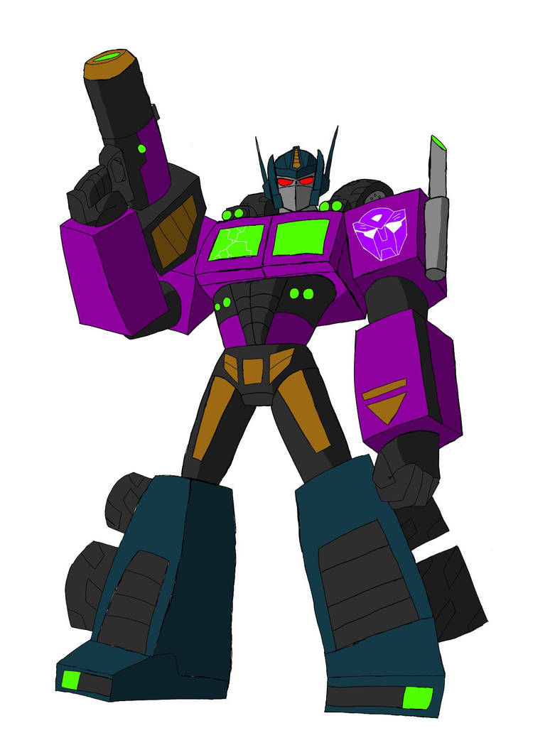Shattered Glass Optimus Prime By Pi64lx On Deviantart