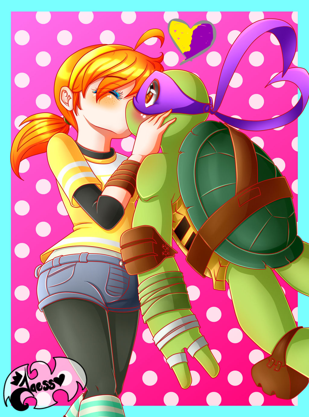 Abril And Donnie By Jaessjinx On Deviantart