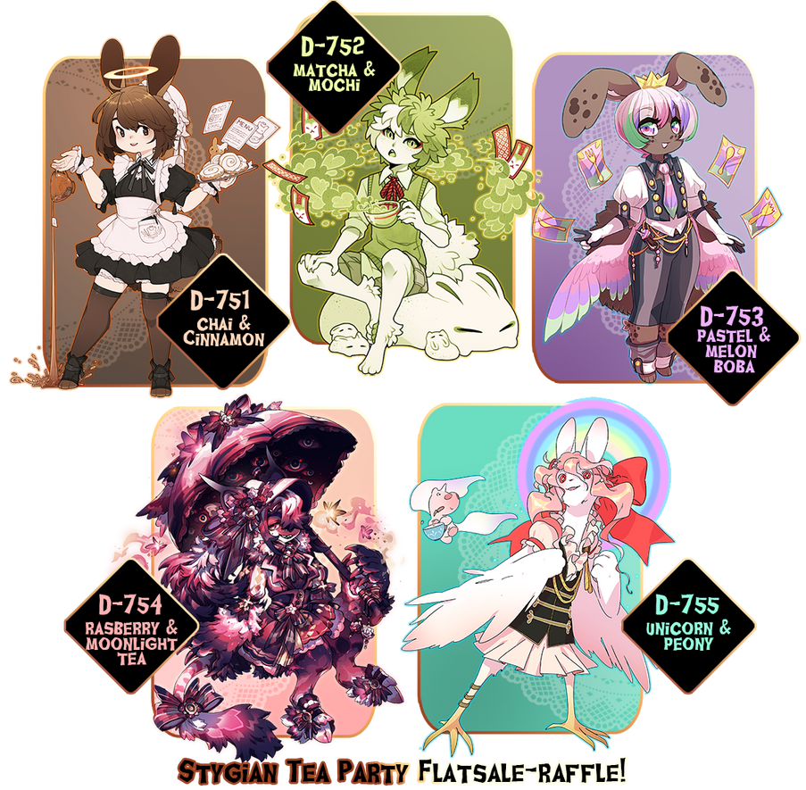 { Stygian Flatsale-Raffle } Tea Party- Closed! by Zoomutt on DeviantArt { Stygian Flatsale-Raffle } Tea Party- Closed! by Zoomutt on DeviantArt