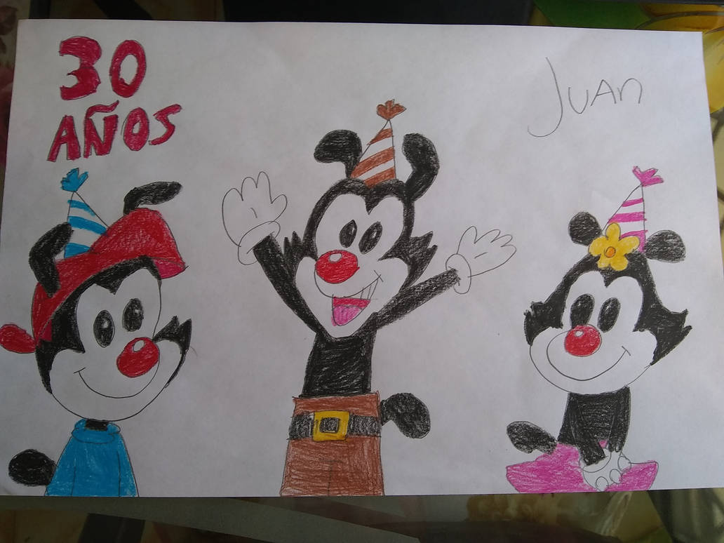 Dibujo dedicado a 30 anos de Animaniacs by Camelo2017 on DeviantArt Dibujo dedicado a 30 anos de Animaniacs by Camelo2017 on DeviantArt