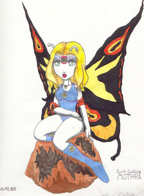 Earth Goddess Mothra by KaiJuAlex on DeviantArt
