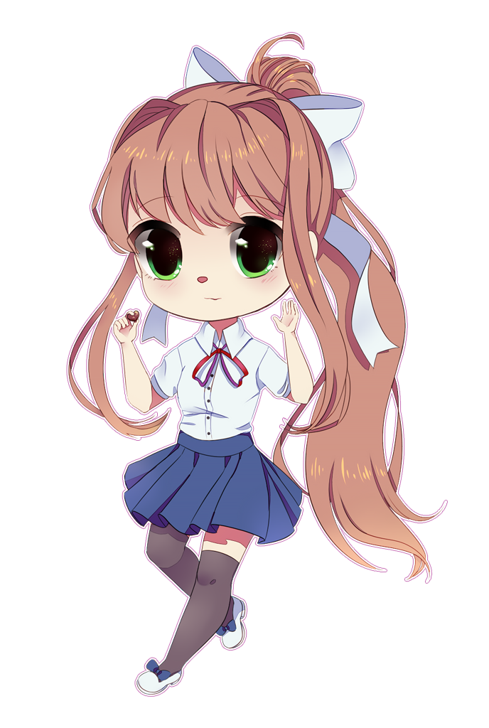 Doki Doki Literature Club Monika By Tsunderewaifu On Deviantart