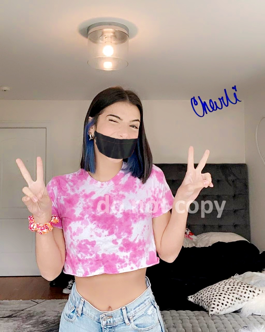 Charli Damelio Layered Tape Gag By Lexi77757 On Deviantart