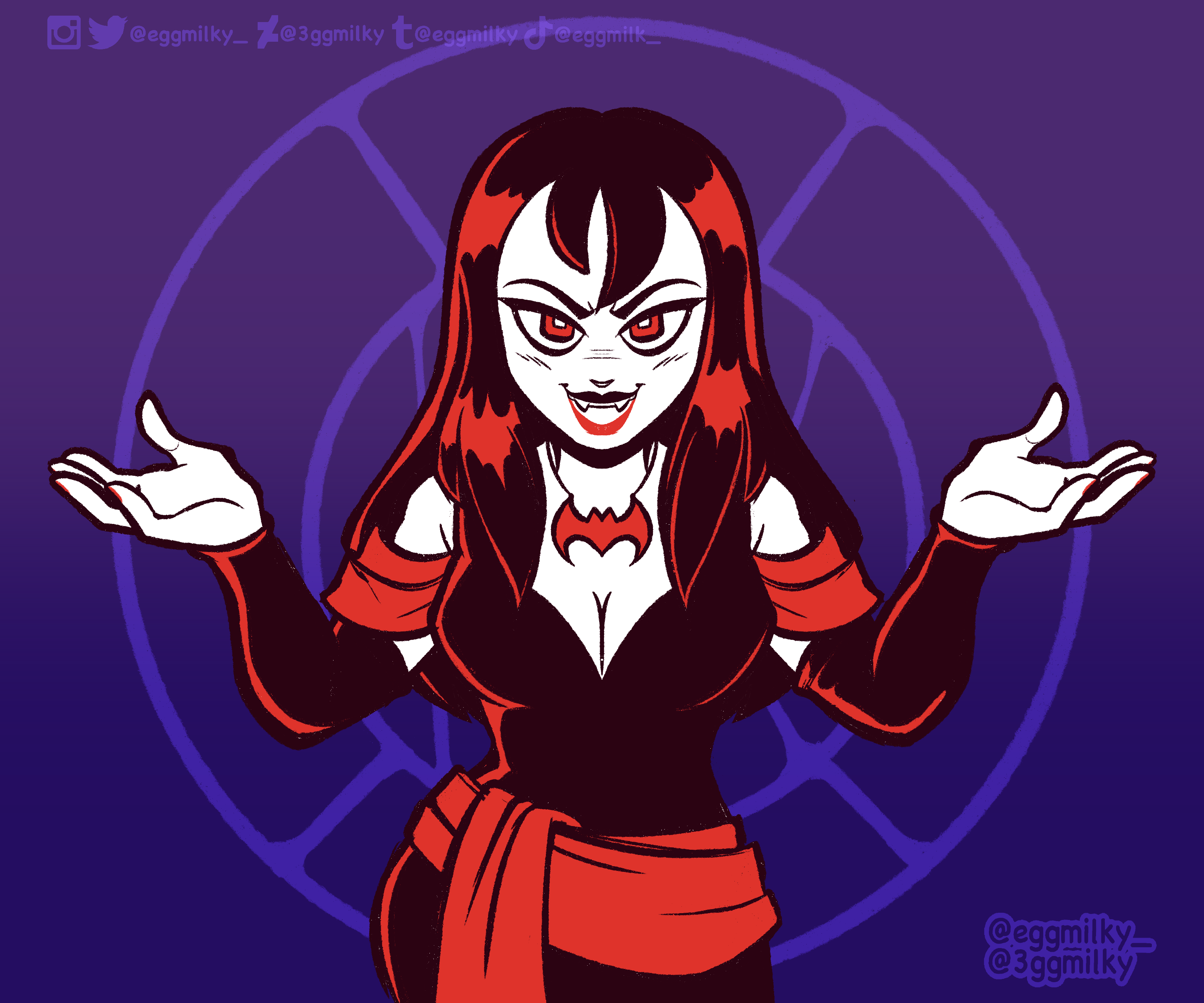 Hex Girl By 3ggmilky On Deviantart