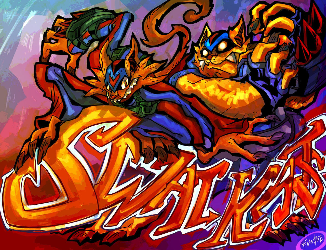 Swat Kats by NeonRockingVisuals on DeviantArt