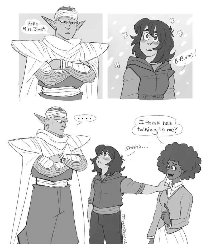 Piccolo And Miss Janet By Madjesters1 On Deviantart