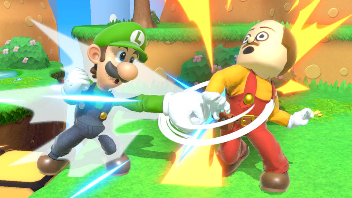 Luigi Vs Marvin Sml By Cposample On Deviantart