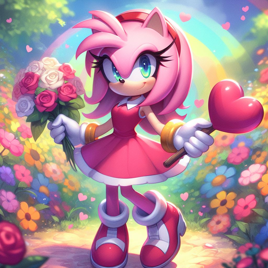 Bing Amy Rose By Cposample On Deviantart