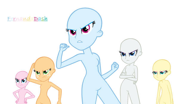 Mlp Eg Bases By Fernandash On Deviantart