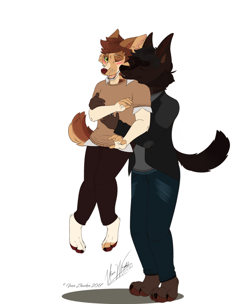 Commission Bear Hug By Comradepup On Deviantart