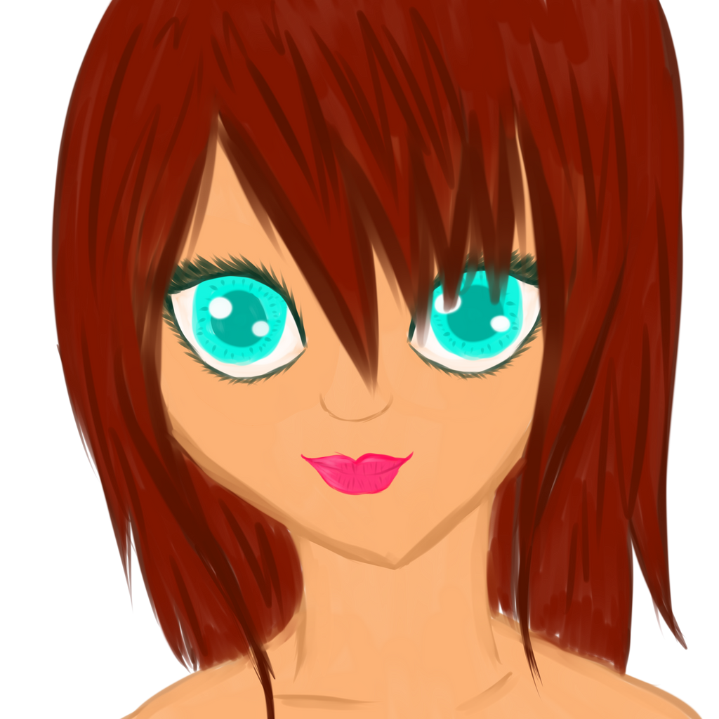Big Eyes Girl By Pikachusha On Deviantart