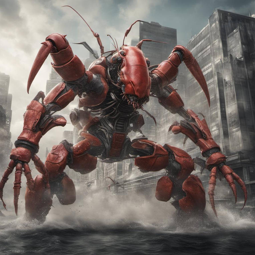 Lobster Mecha By Dreamup By Pookazeus On Deviantart
