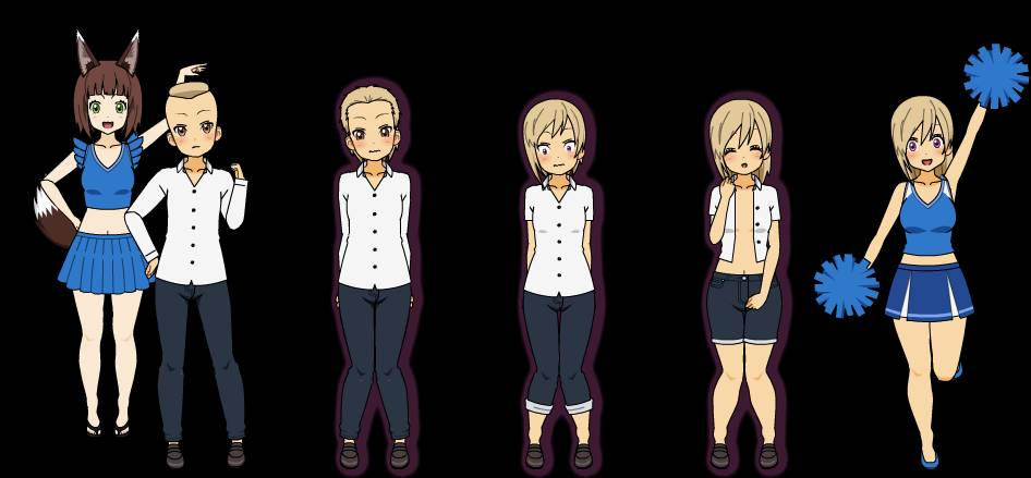 Cheerleader TG TF (Kisekae) by CraftTG on DeviantArt Cheerleader TG TF (Kisekae) by CraftTG on DeviantArt