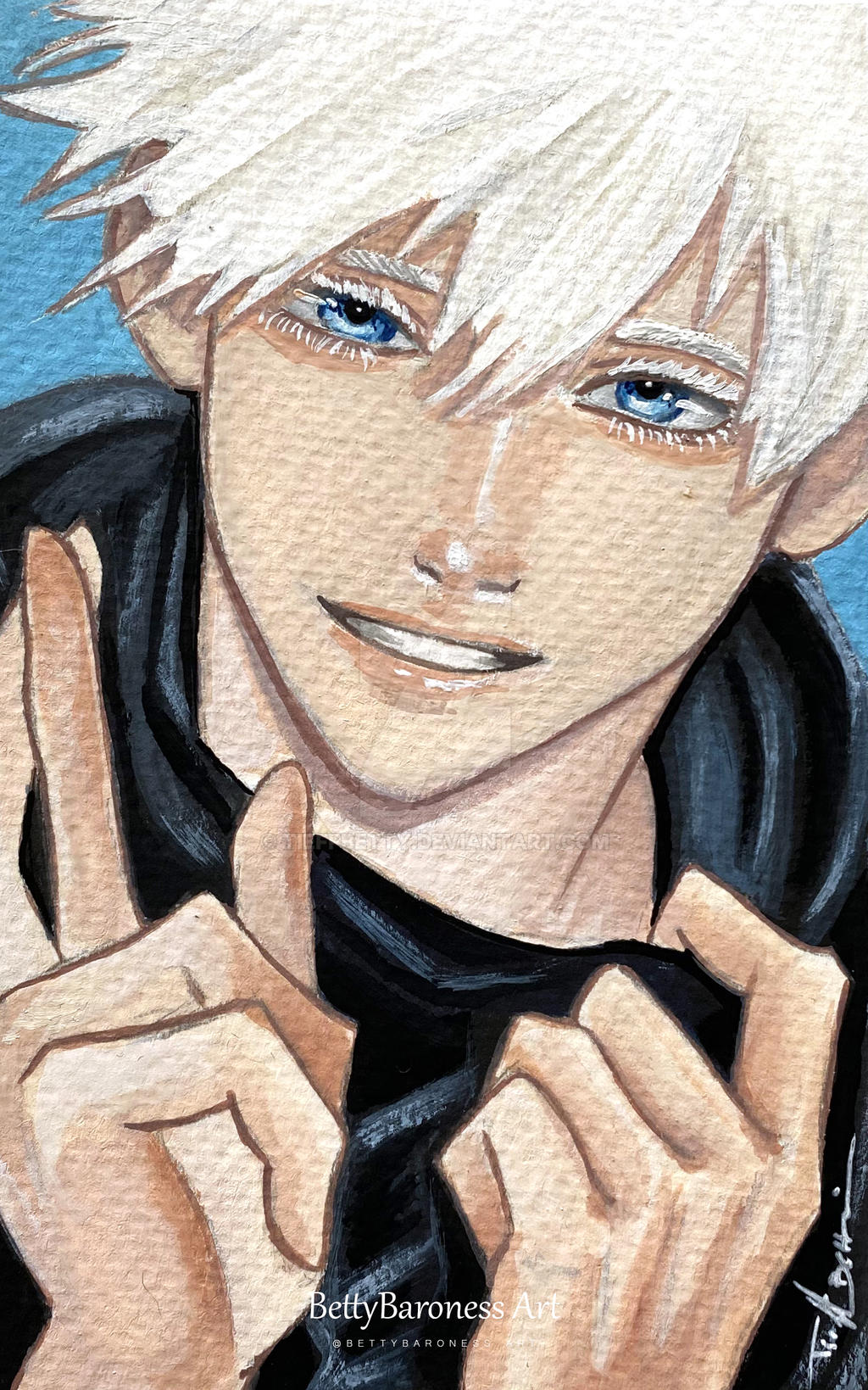 Gojo Satoru By Tieffbetty On Deviantart