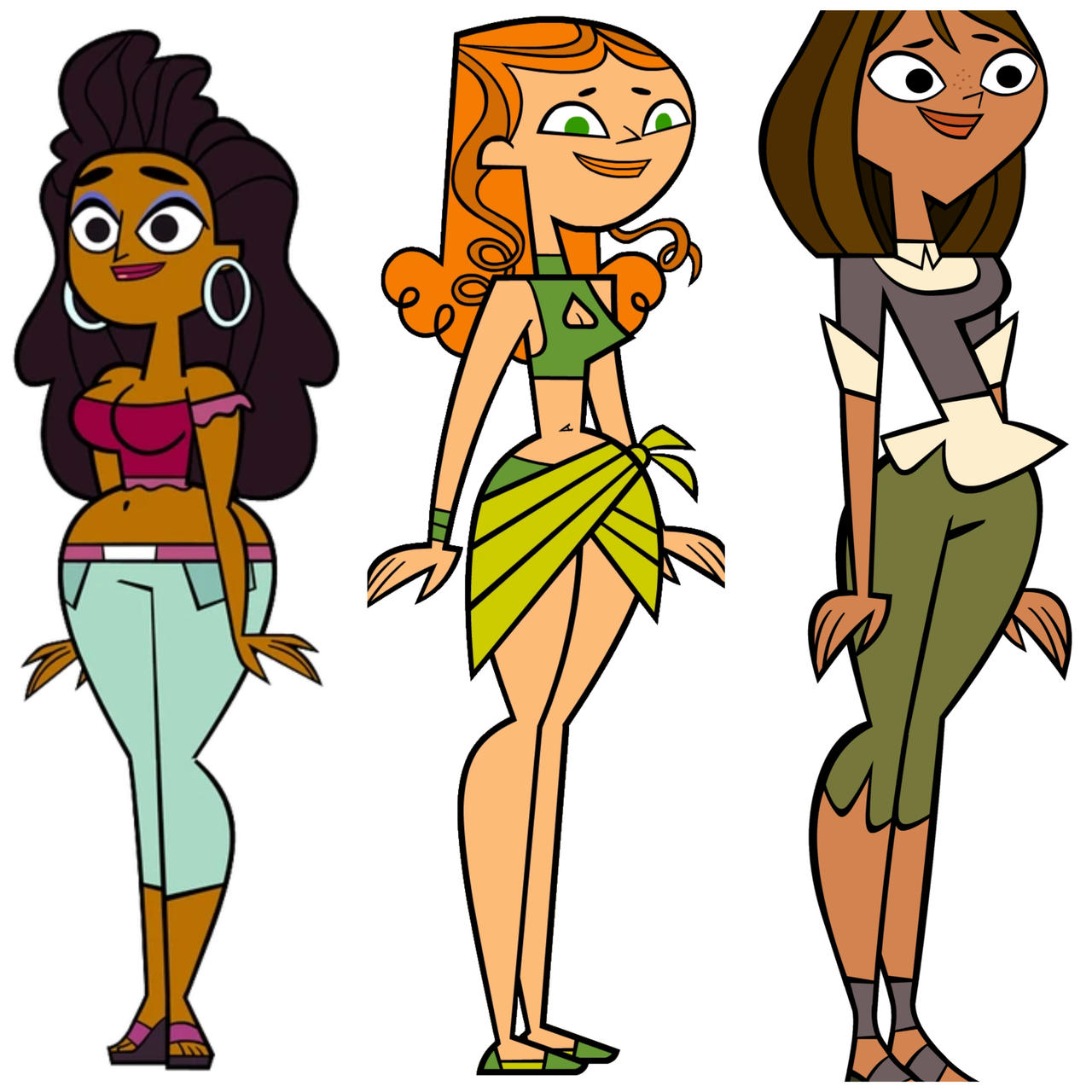 Total Drama Girls With Oc Lovers By Aegontheunworthy On Deviantart