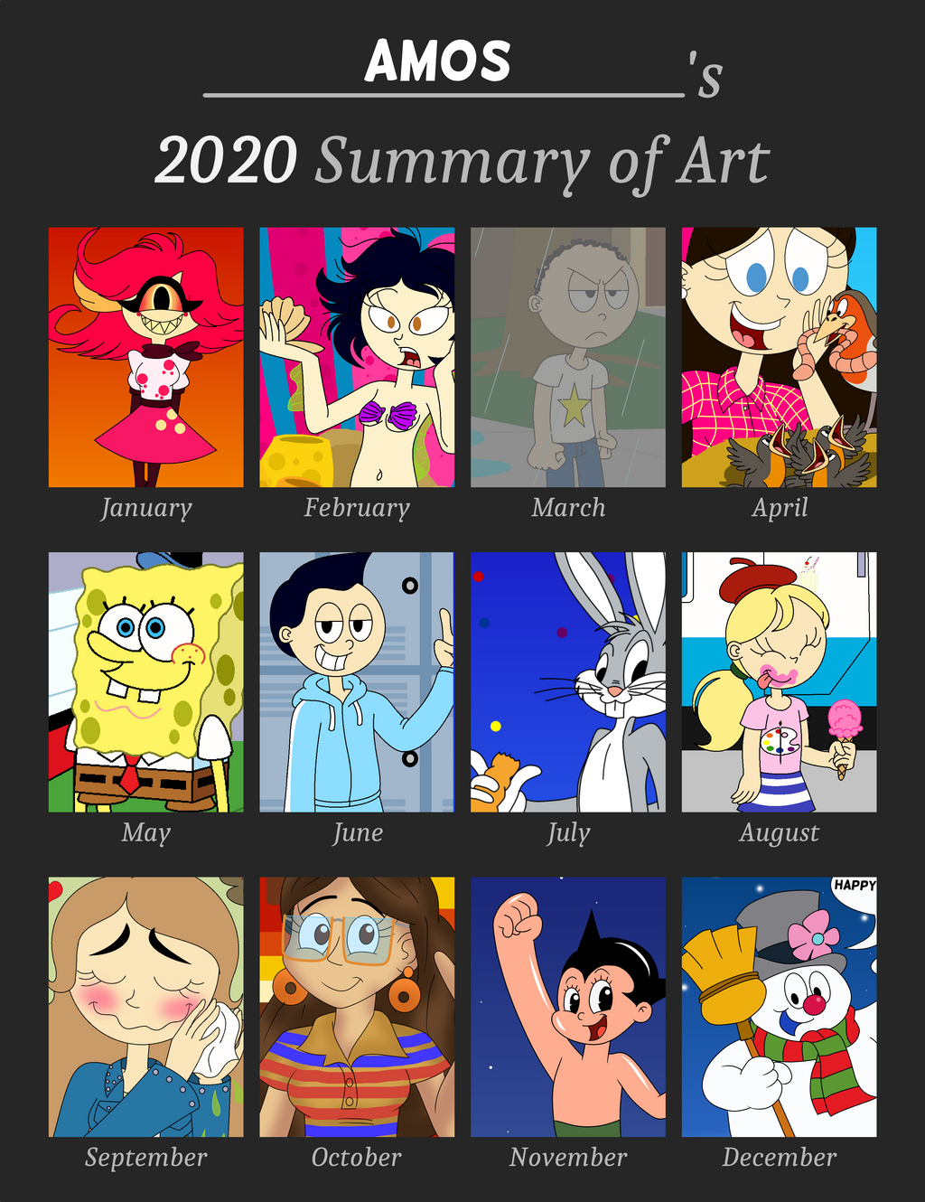 Amos 2020 Summary Of Art By Amos19 On Deviantart