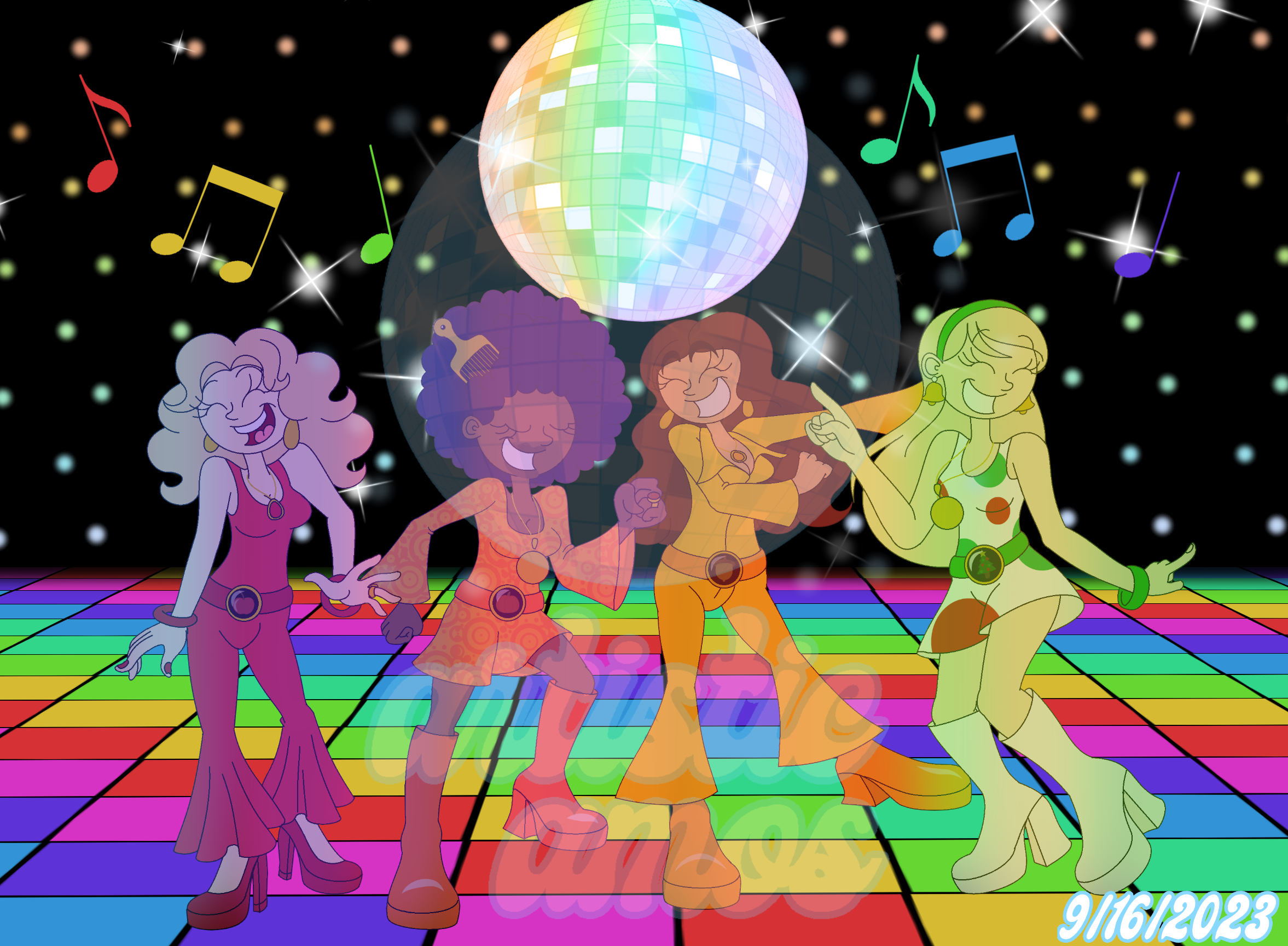 Dance The Night With The Ber Girls By Artisticamos On Deviantart