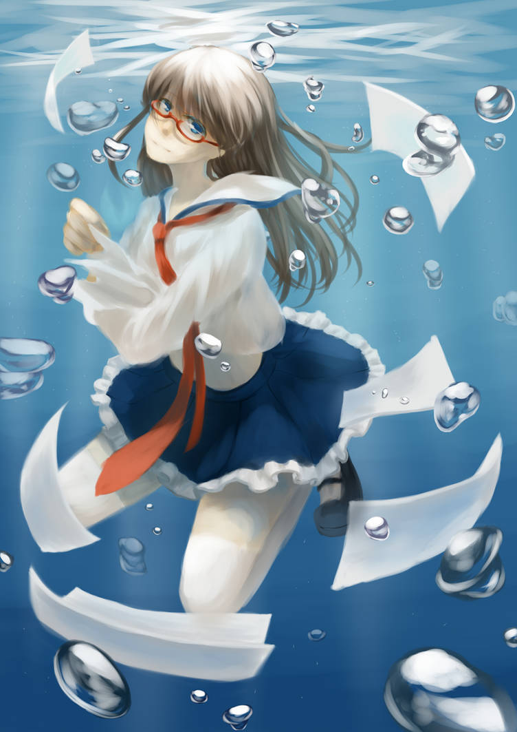 Underwater Girl By Latte7 On Deviantart