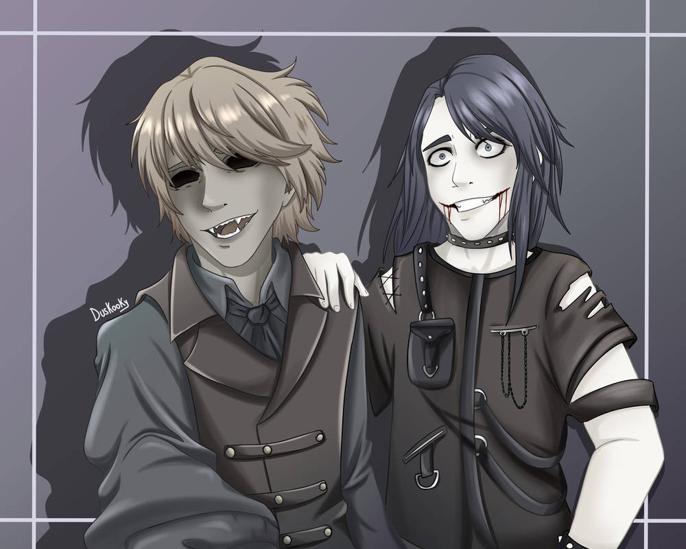 Goth Eyeless Jack And Jeff The Killer By Duskooky On Deviantart