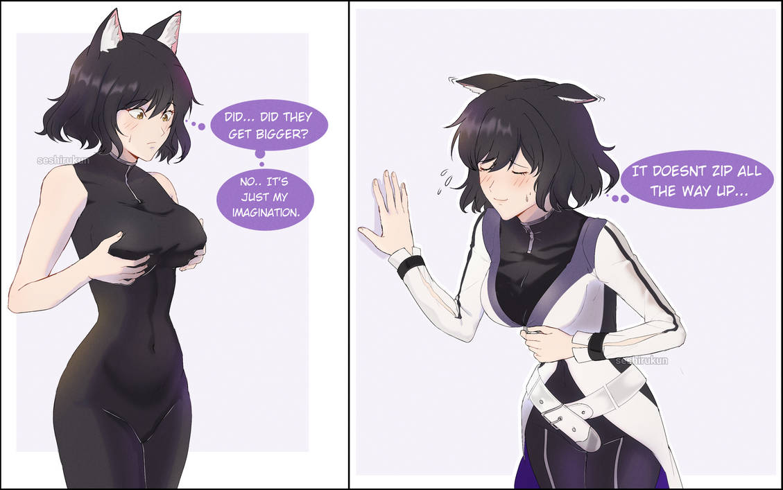 Blake's Volume 7 Outfit (Rwby) by Seshirukun on DeviantArt Blake's Volume 7 Outfit (Rwby) by Seshirukun on DeviantArt