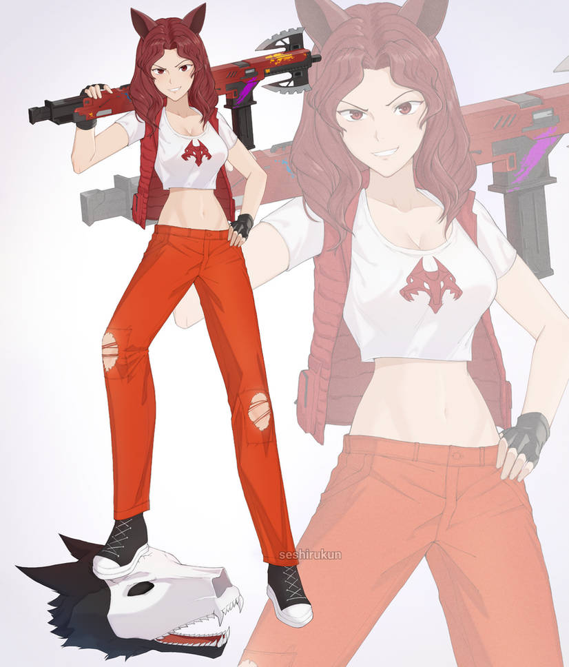 Maxine Alizarin Rwby Oc By Seshirukun On Deviantart