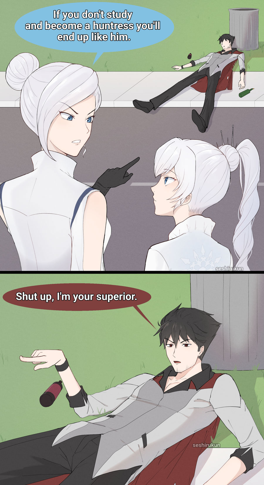 Rwby Comic Winters Advice By Seshirukun On Deviantart