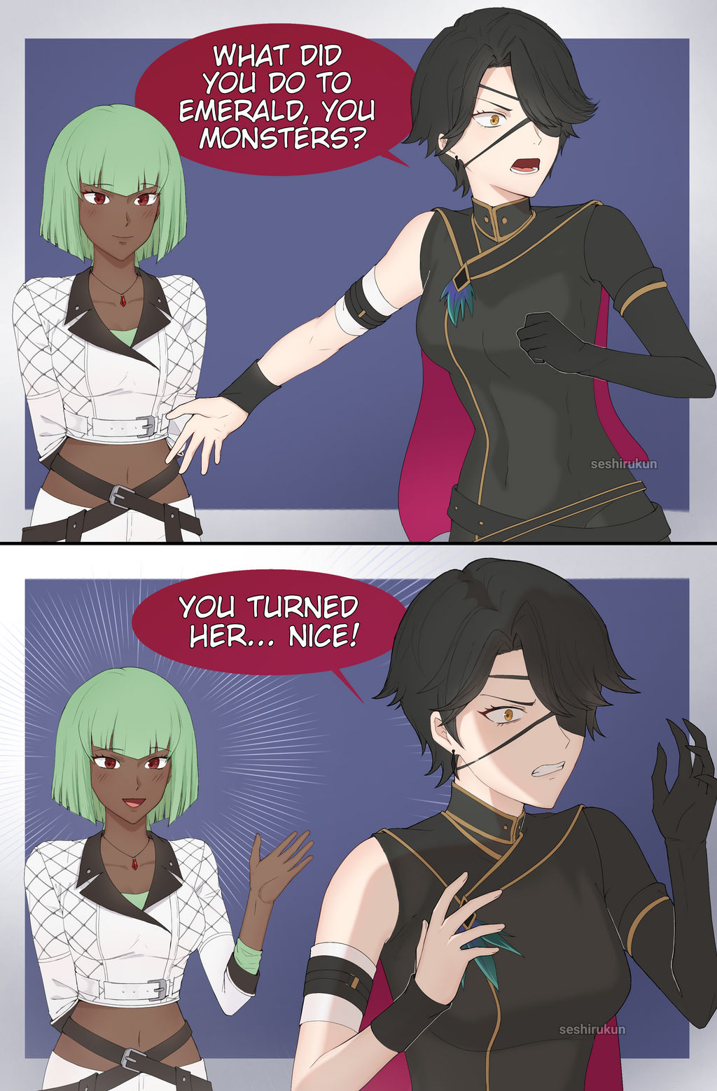 Rwby Comic New Emerald By Seshirukun On Deviantart