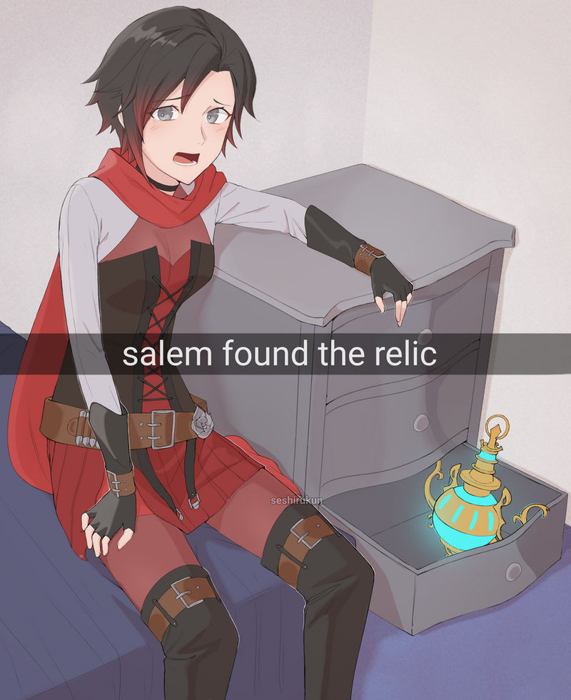 Salem Found The Relic Rwby Meme By Seshirukun On Deviantart