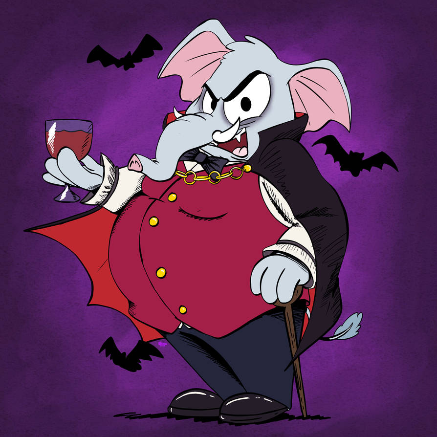 Commission Vampire Elephant By Bimbeaver On Deviantart