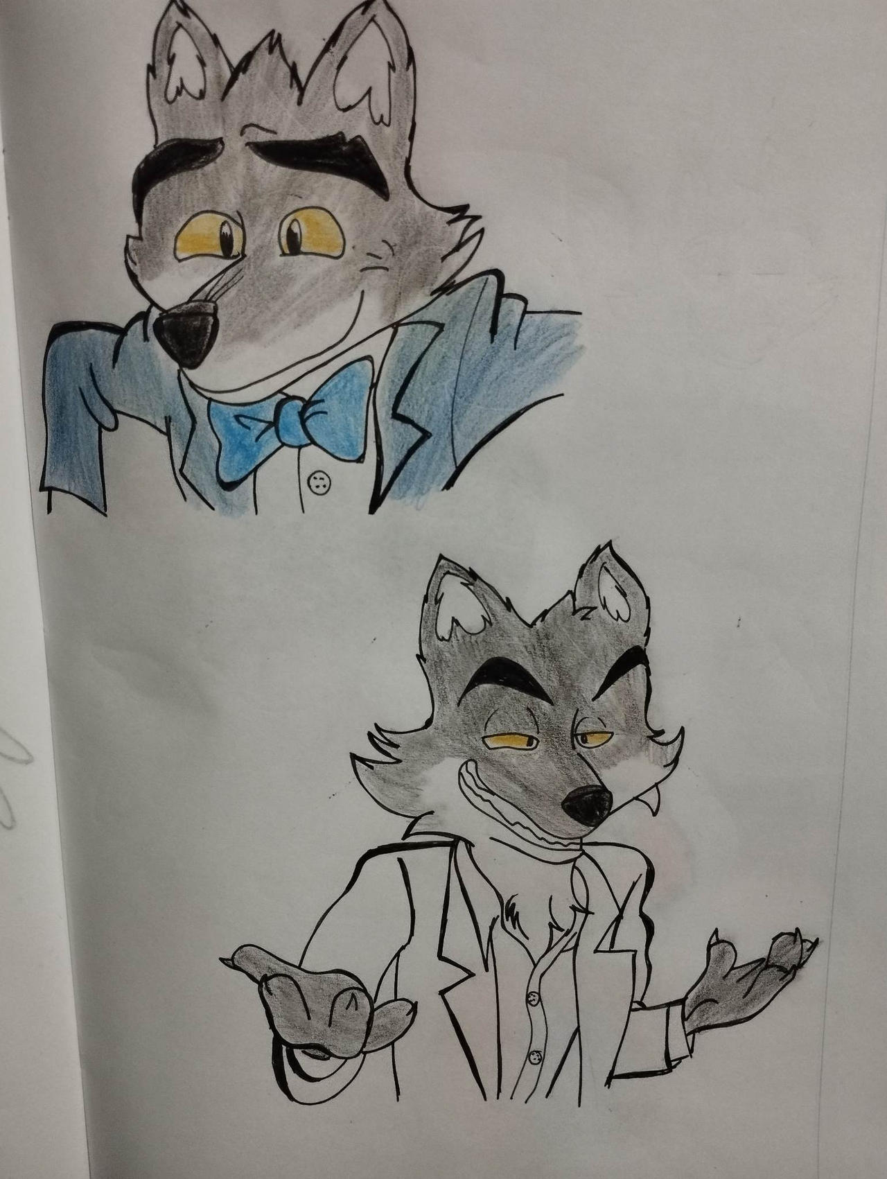 Mr.Wolf doodels by BogiATunde on DeviantArt Mr.Wolf doodels by BogiATunde on DeviantArt