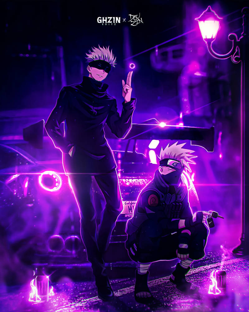 Gojo And Kakashi By Doczinart On Deviantart
