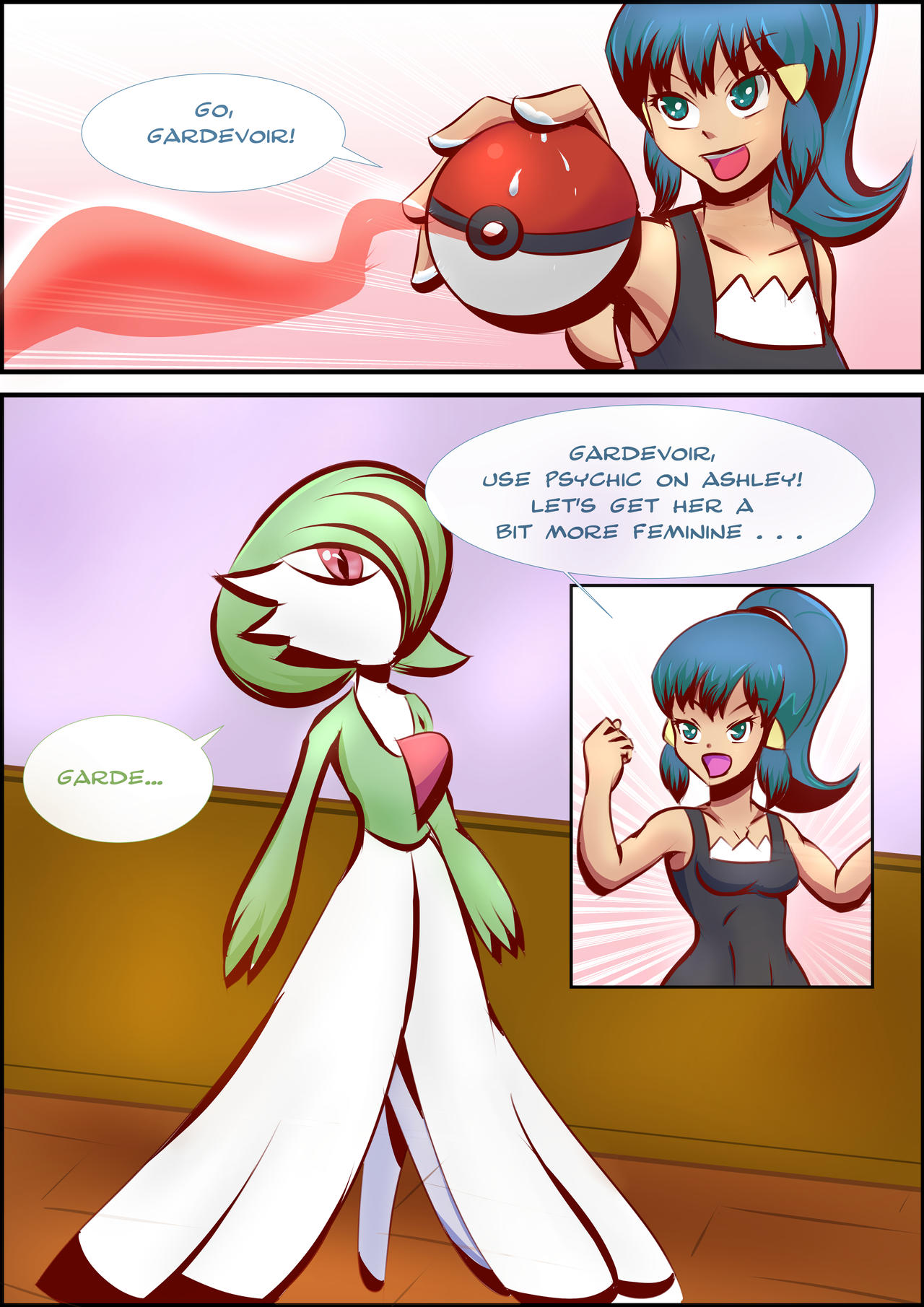 Dawn And Ash Sexy Dress Up Page 5 By Flechitas On Deviantart