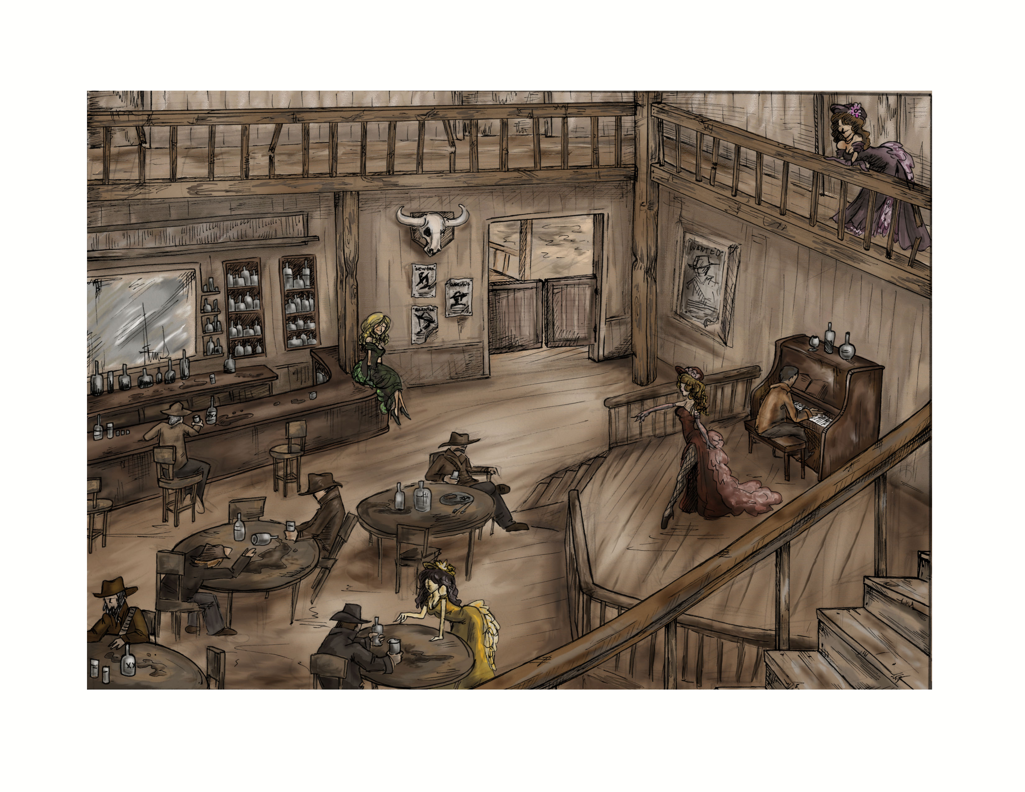 western saloon by VODKABABY on DeviantArt