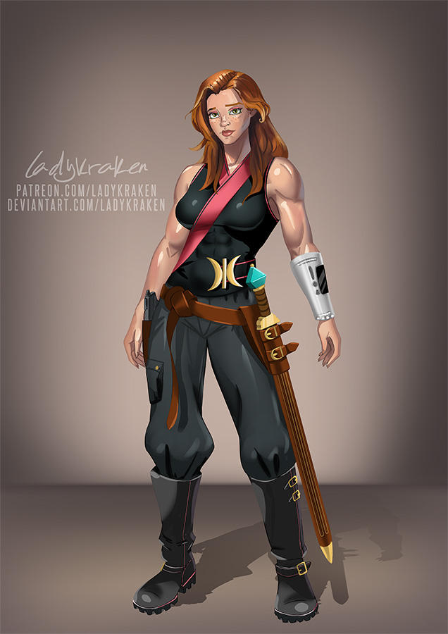 Erin OC Character Design - Commissions OPEN by LadyKraken on DeviantArt Erin OC Character Design - Commissions OPEN by LadyKraken on DeviantArt
