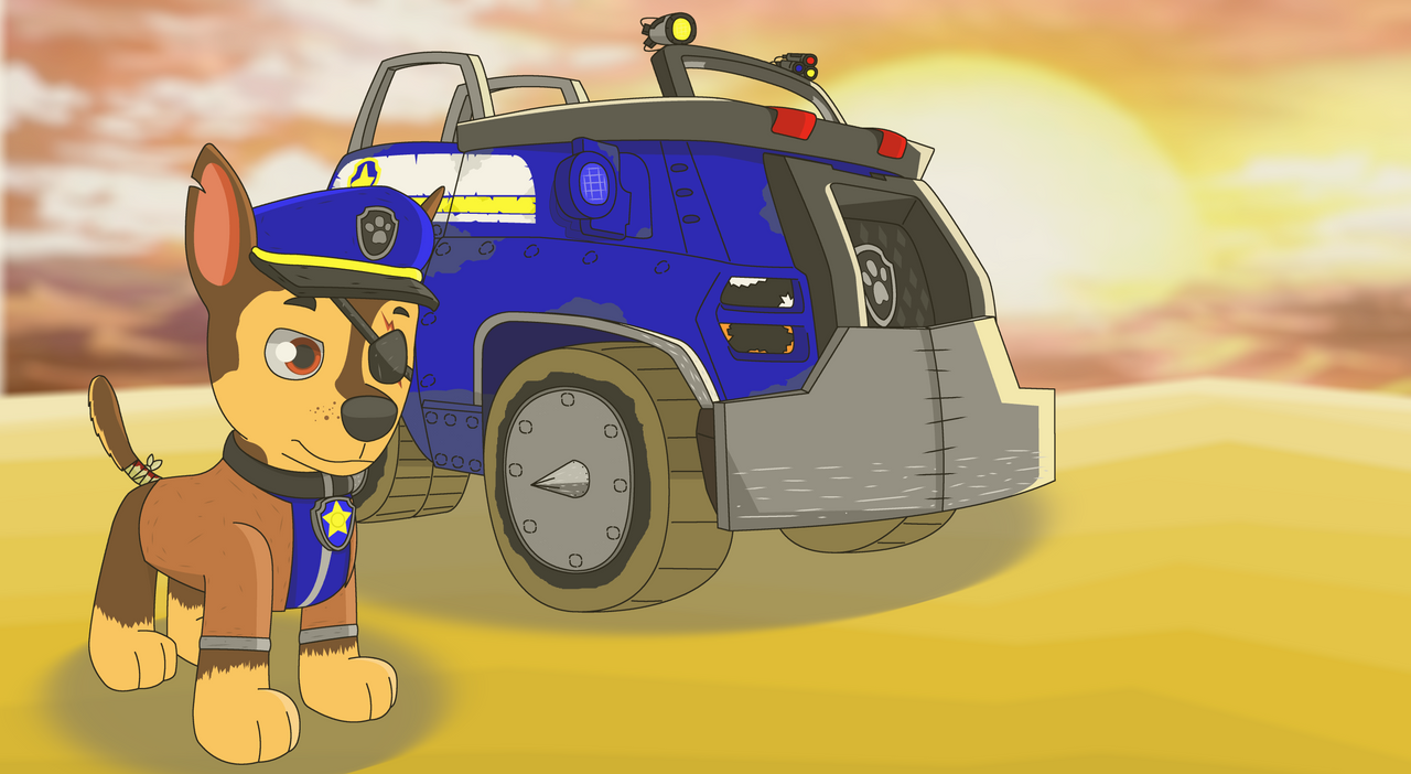 PAW PATROL:chase (mad max style) by skolpion on DeviantArt PAW PATROL:chase (mad max style) by skolpion on DeviantArt