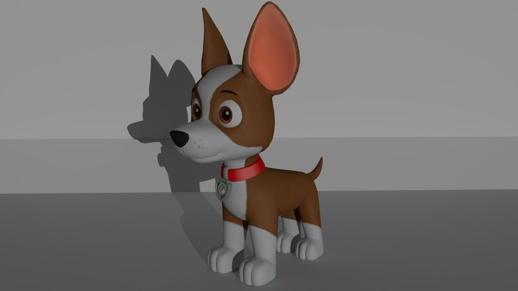 Paw Patrolblender Rendertracker No Uniform By Skolpion On Deviantart