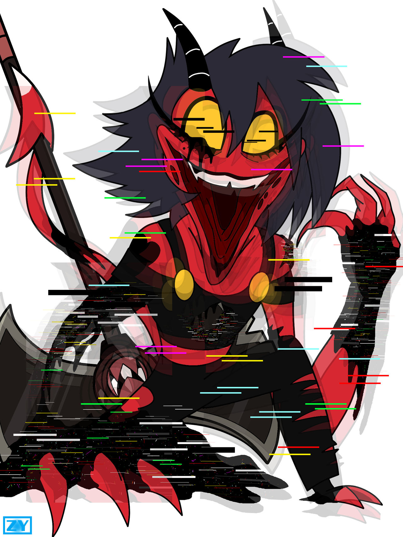 Millie Come Learn With Pibby X Helluva Boss By Sketchy Zaya On Deviantart