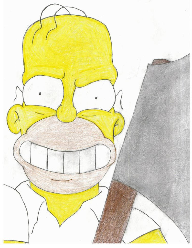 Evil Homer by DeadlyNinjaSquirrel on DeviantArt