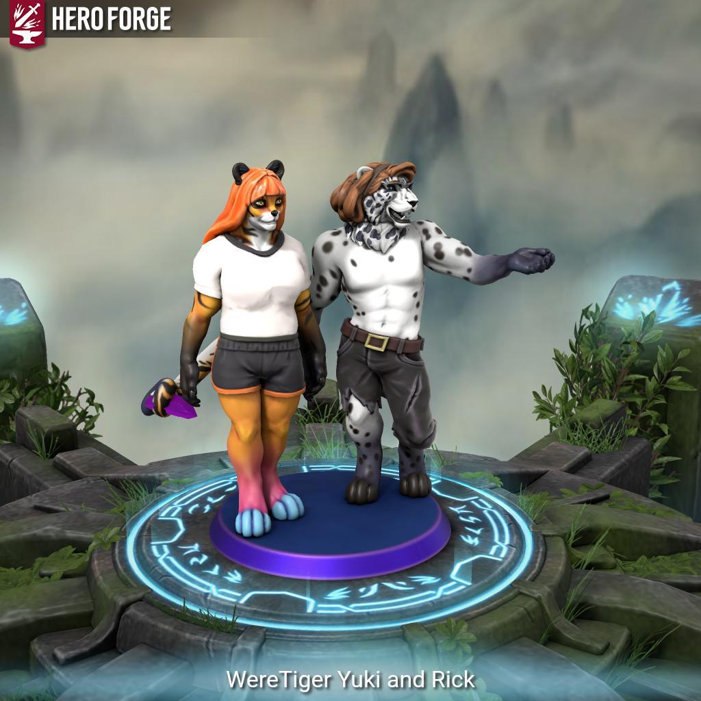Tiger Weretiger And Rick Wereleopard Rq By Sirwoomy On Deviantart