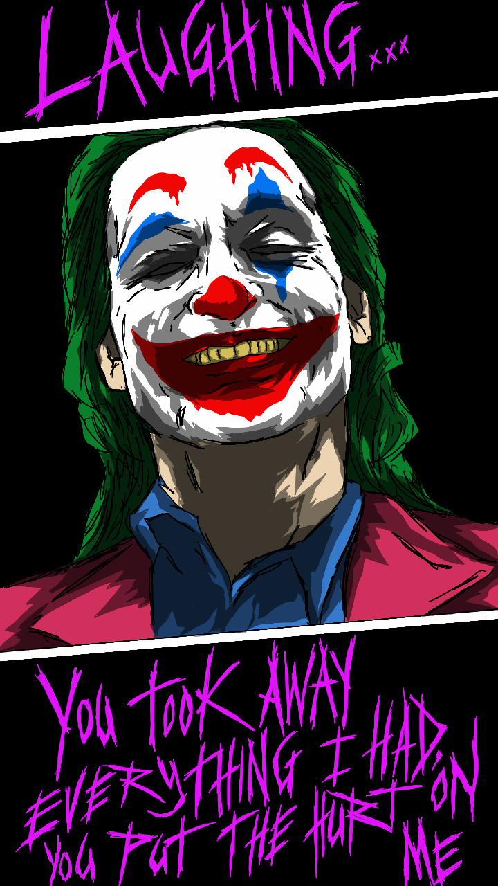 The Joker Laughing By Ahbe87 On Deviantart