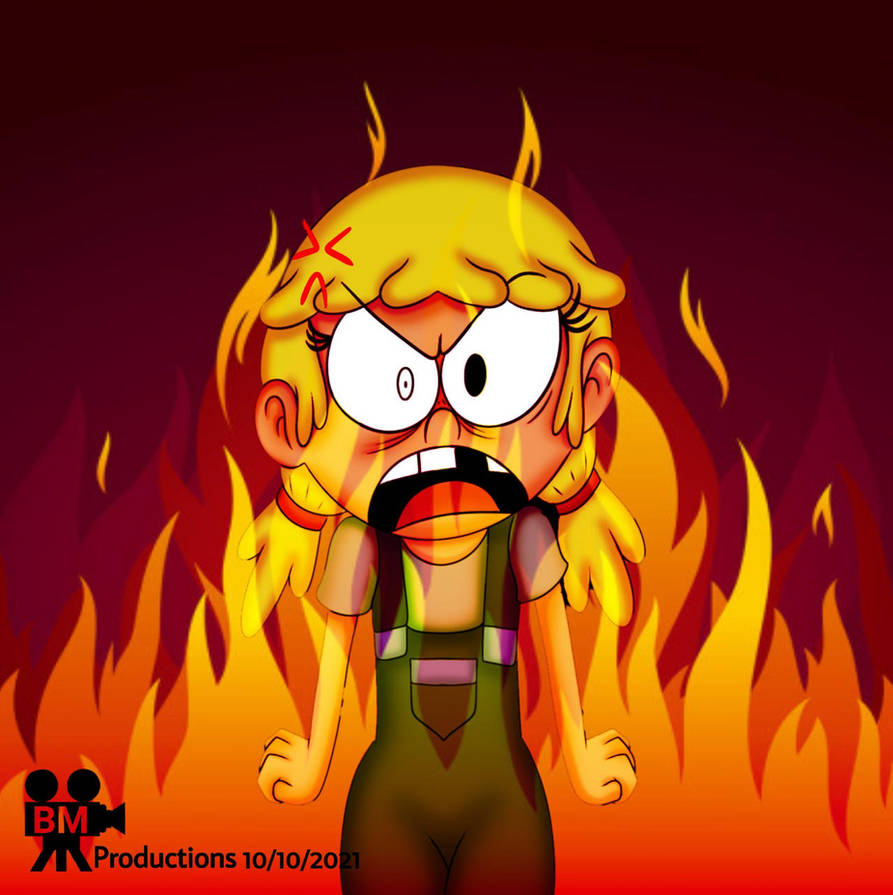 Angry Lana Loud By Bashiyrmc On Deviantart