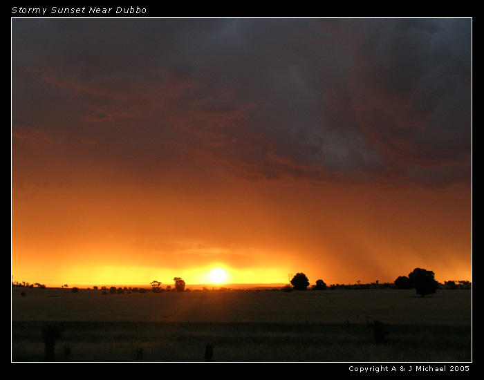 Stormy Sunset Near Dubbo by ajmichael on DeviantArt