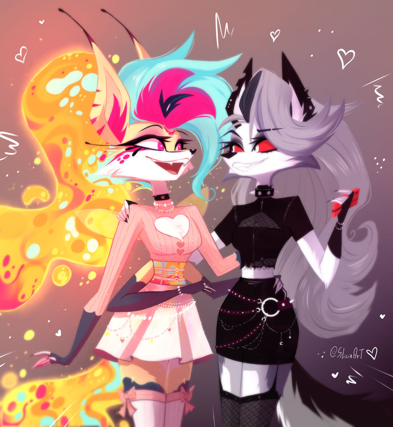 Loona Y Bee By Siliciaart On Deviantart
