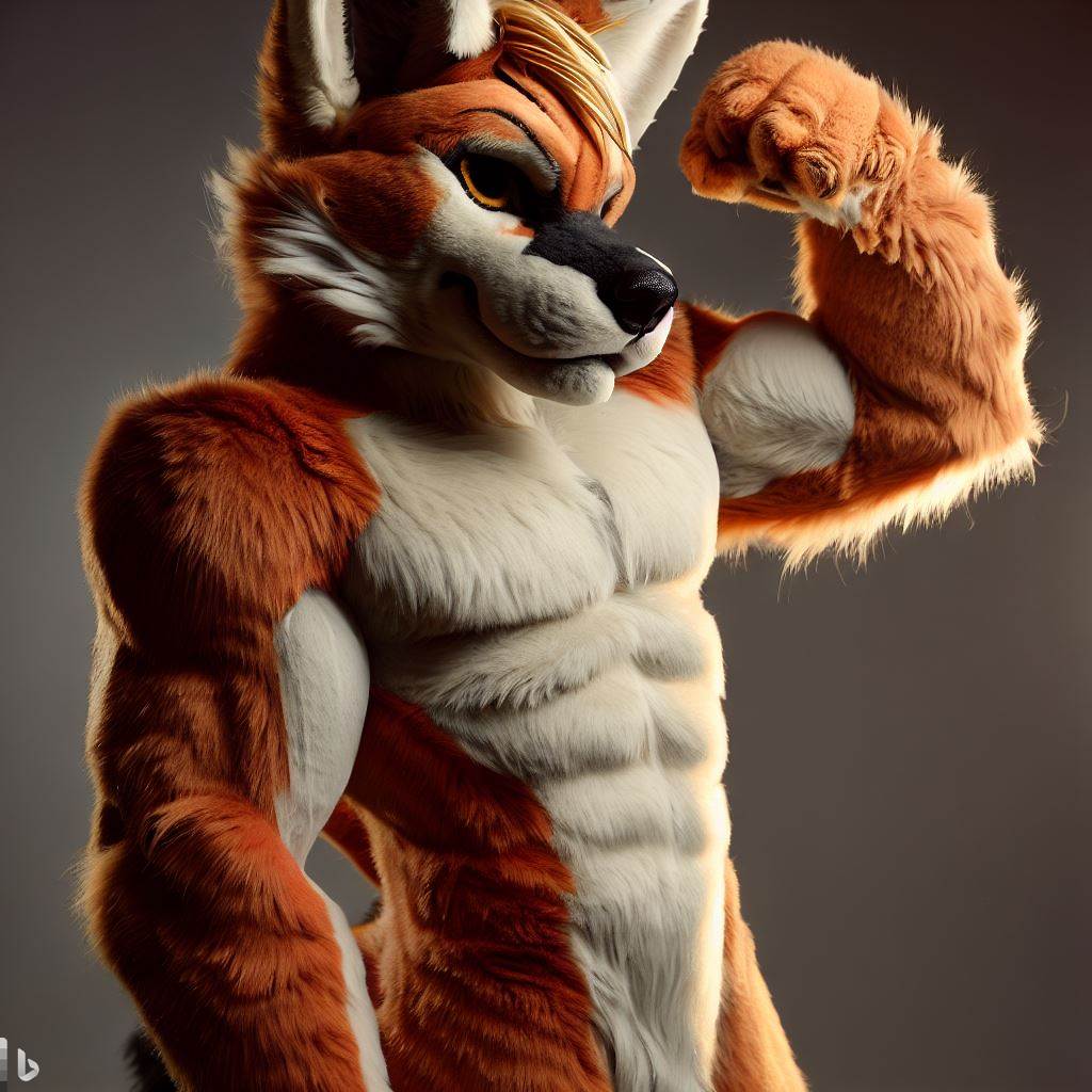 Muscular Furry By Zanyansilver On Deviantart