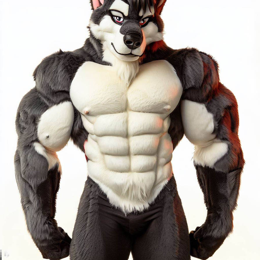 Muscular furry by ZanyanSilver on DeviantArt Muscular furry by ZanyanSilver on DeviantArt