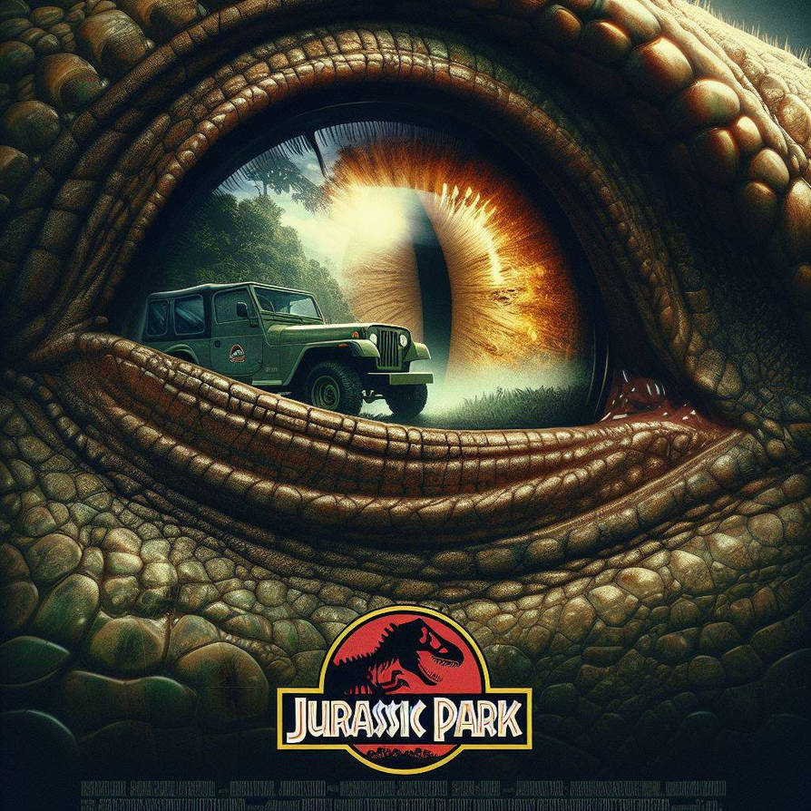 Jurassic Park 1993 Poster 1 By Prehistoricpark96 On Deviantart