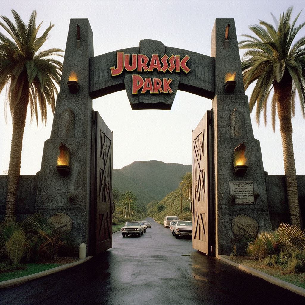 Jurassic Park Gate 1 By Prehistoricpark96 On Deviantart